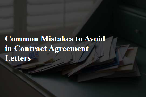 Common Mistakes to Avoid in Contract Agreement Letters - Free Samples ...