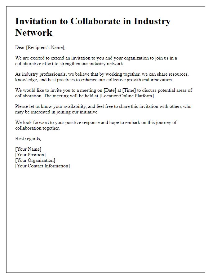 Letter Template For Industry Partnership Collaboration Free Samples Letter Template For Industry Partnership Collaboration Free Samples