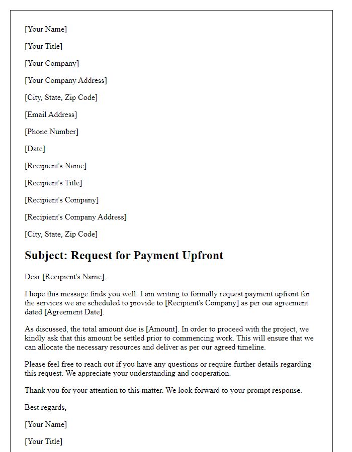 Letter Template For Requesting Advanced Payment Free Samples In PDF