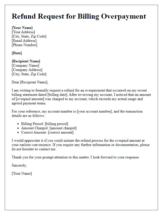 Letter Template For Overpayment Refund Request Free Samples In PDF Letter Template For Overpayment Refund Request Free Samples In PDF